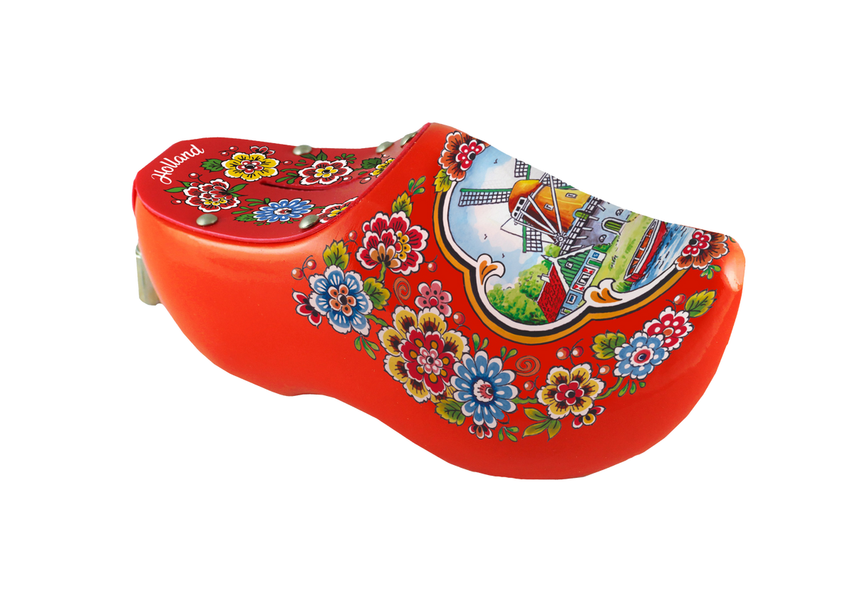 Wooden Shoe Money Box – Kooijman's Dutch Webshop